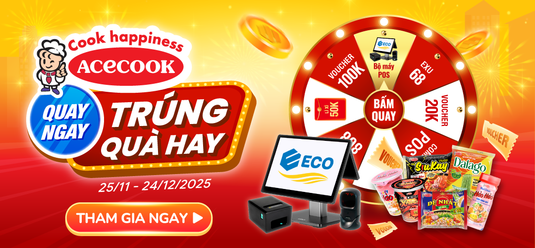 ACECOOK - QUAY NGAY, TRÚNG QUÀ HAY!